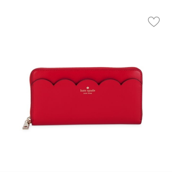 kate spade | Bags | Kate Spade Red Leather Wallet | Poshmark